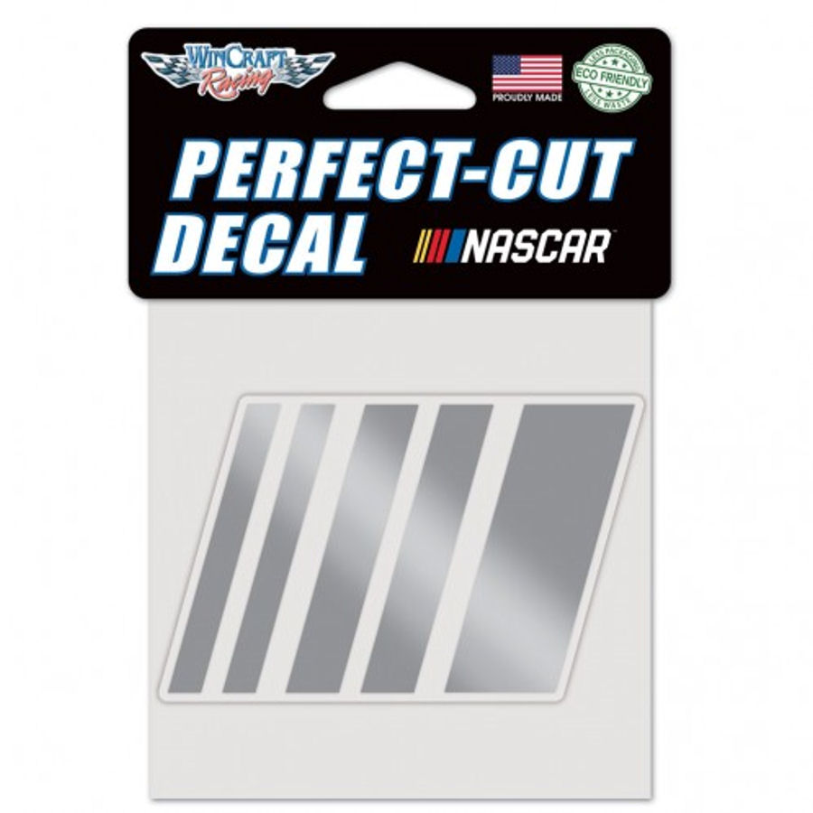 Nascar Logo - 4x4 Gold Silver Die Cut Decal at Sticker Shoppe