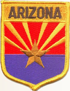 Arizona Shield - Patch at Sticker Shoppe