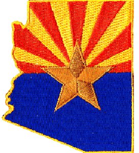 Arizona Shape - Patch at Sticker Shoppe
