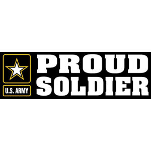Proud United States Soldier - Bumper Sticker at Sticker Shoppe