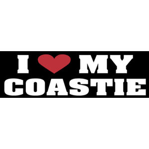I Love My Coastie - Bumper Sticker at Sticker Shoppe
