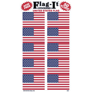 American Flag - Pack Of 50 Mini Stickers at Sticker Shoppe