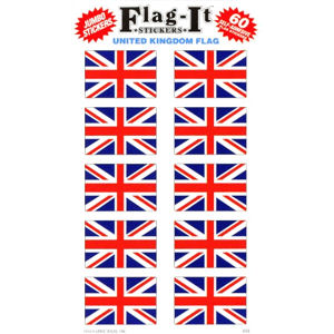 United Kingdom Flag - Pack Of 50 Mini Stickers at Sticker Shoppe