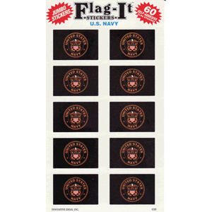United States Navy - Sheet Of 10 Mini Stickers at Sticker Shoppe