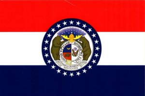 Missouri Flag - Sticker at Sticker Shoppe