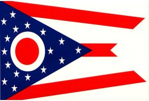Ohio Flag - Sticker at Sticker Shoppe