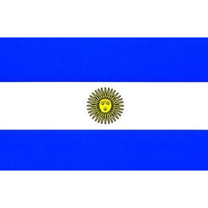 Argentina Flag - Sticker at Sticker Shoppe