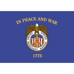 Merchant Marine Flag - Sticker at Sticker Shoppe