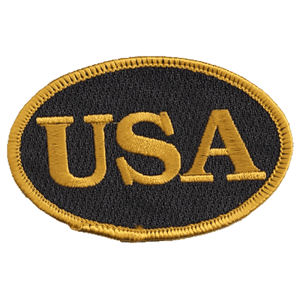 USA United States Of America - Embroidered Iron On Patch at Sticker Shoppe