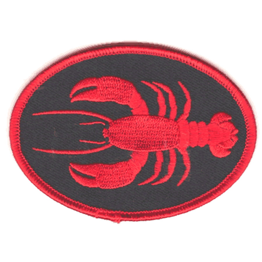 Lobster - Embroidered Iron-On Patch at Sticker Shoppe