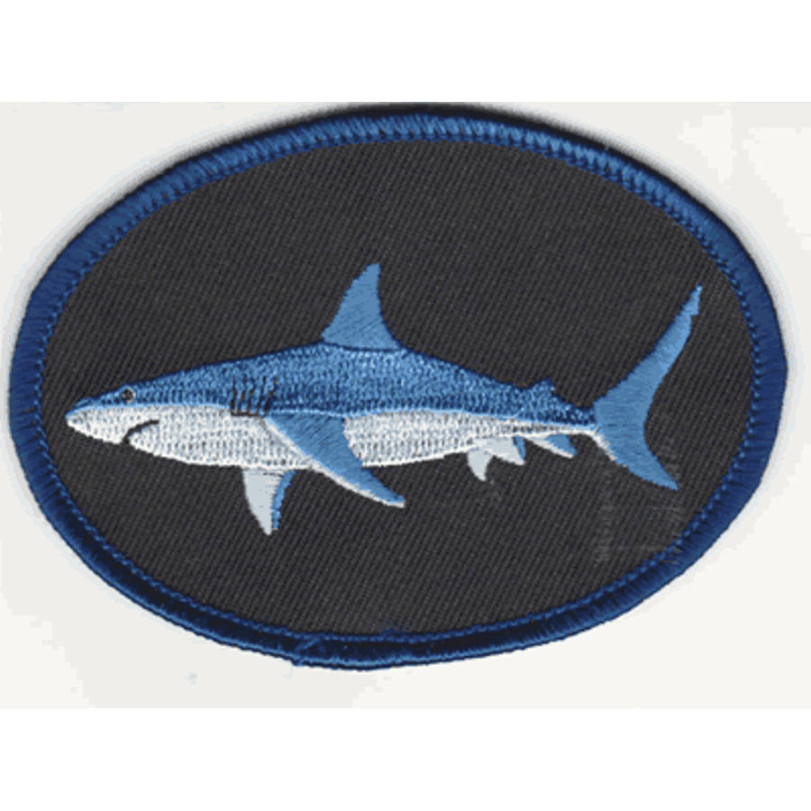 Shark - Embroidered Iron-On Patch at Sticker Shoppe