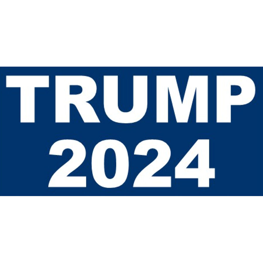 Donald Trump 2024 - Rectangle Bumper Sticker at Sticker Shoppe