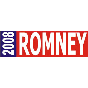 Mitt Romney For President - Bumper Sticker at Sticker Shoppe